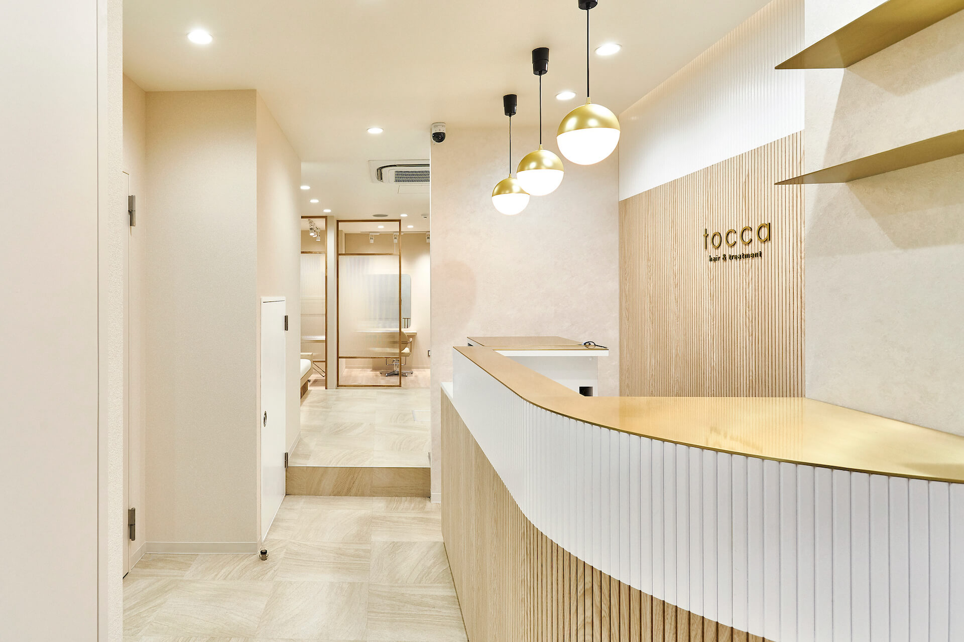 tocca hair&treatment Chiba ANNEX | Vakel by LARGO | 店舗設計・空間デザイン・内装施工 | 美容室・サロン・飲食店・病院・オフィス・クリニック ...